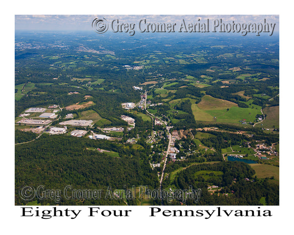 Aerial Photo of Eighty Four, Pennsylvania – America from the Sky