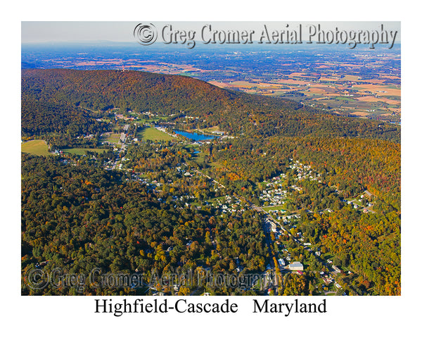 Aerial Photo of Highfield-Cascade, Maryland – America from the Sky