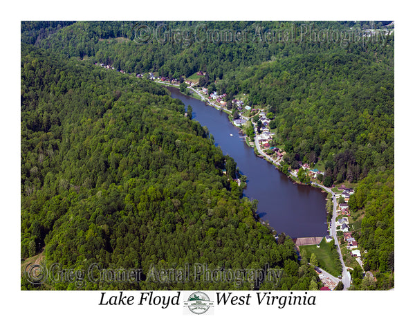 Aerial Photo of Lake Floyd, West Virginia – America from the Sky