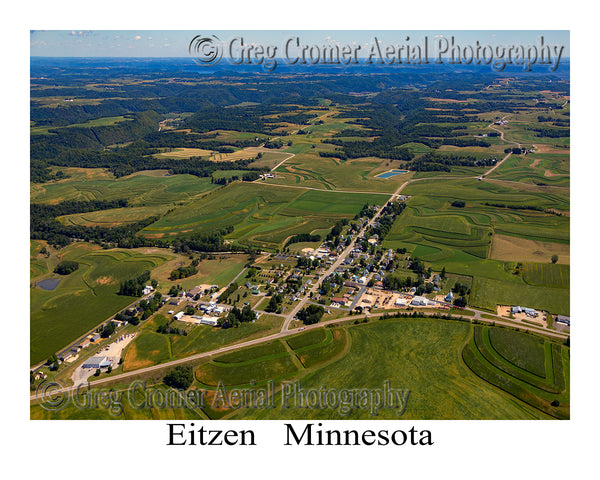 Aerial Photo of Eitzen, Minnesota – America from the Sky
