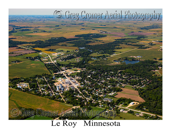 Aerial Photo of LeRoy, Minnesota – America from the Sky