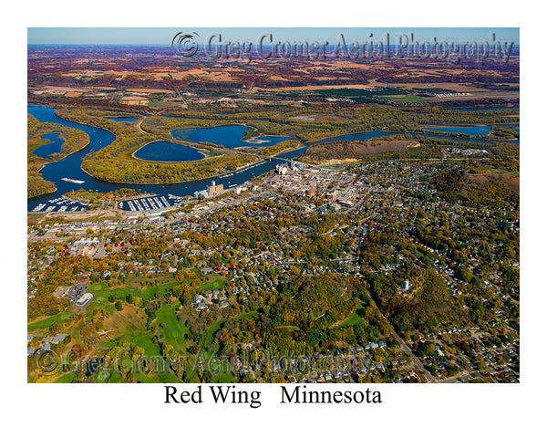 Aerial Photo of Red Wing, Minnesota – America from the Sky