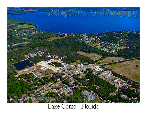 Aerial Photo of Lake Como, Florida – America from the Sky
