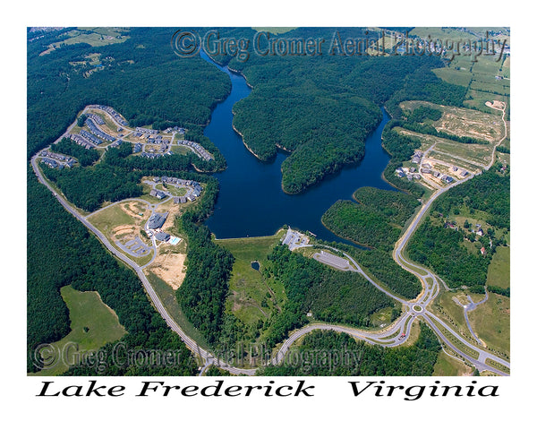 Aerial Photo of Lake Frederick, Virginia – America from the Sky