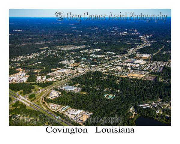 Aerial Photo of Covington, Louisiana – America from the Sky