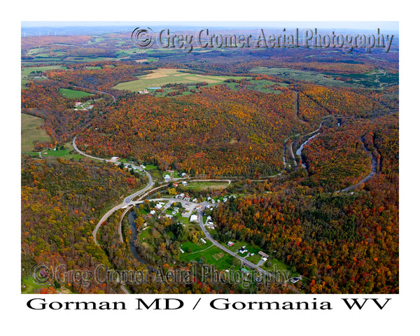 Aerial Photo of Gorman, Maryland – America from the Sky